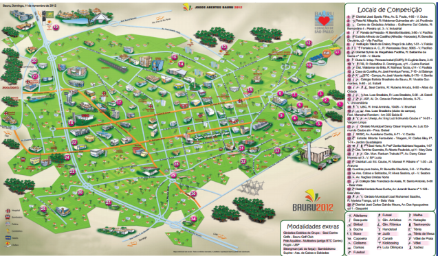 Mapa de Bauru – Bauru TV
